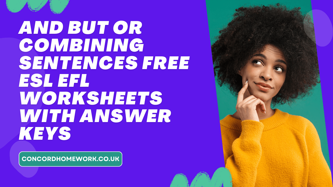 And But Or Combining Sentences free ESL EFL worksheets with answer keys ...