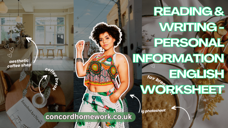 Reading & Writing - Personal Information English worksheet - HIGH ...