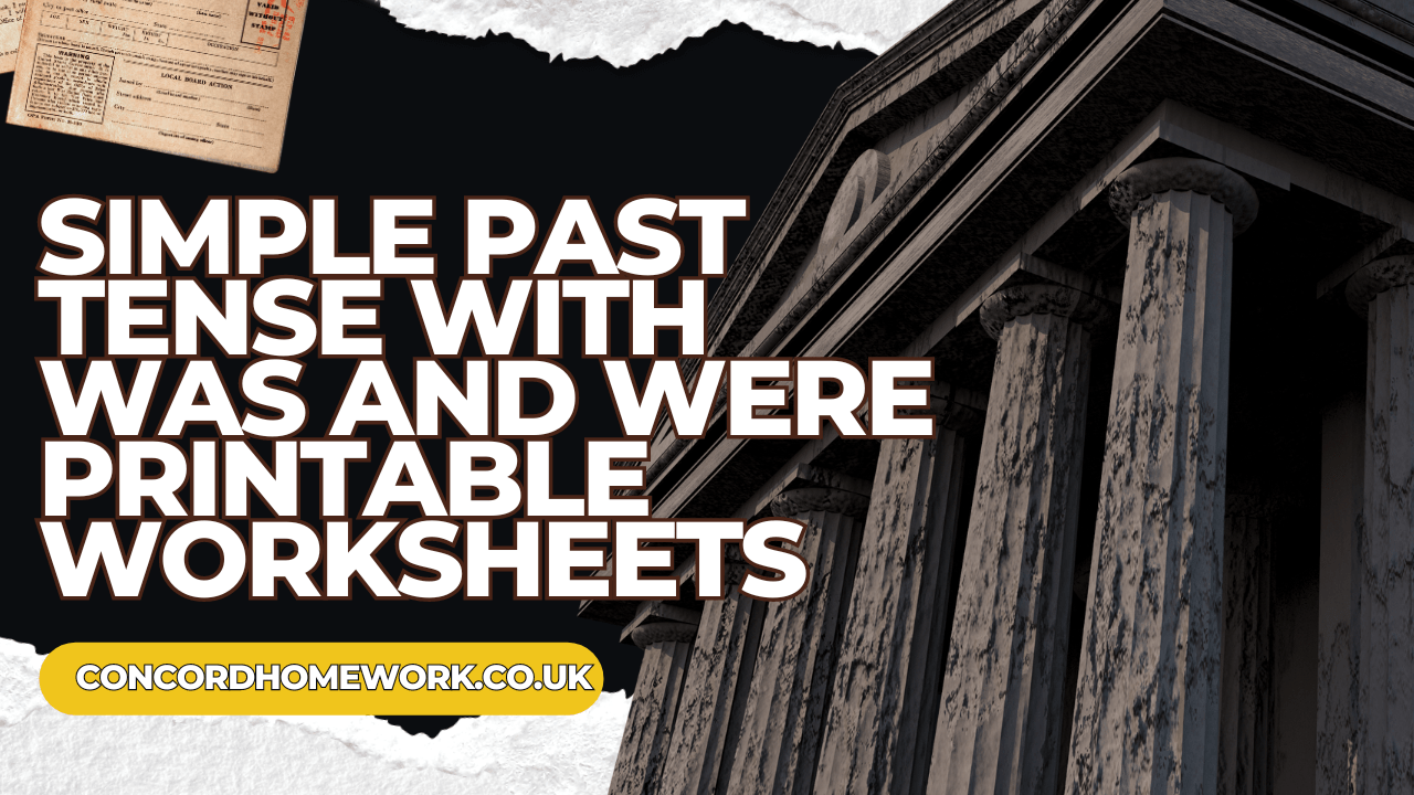 Simple past tense with was and were printable worksheets - BEST ENGLISH ...