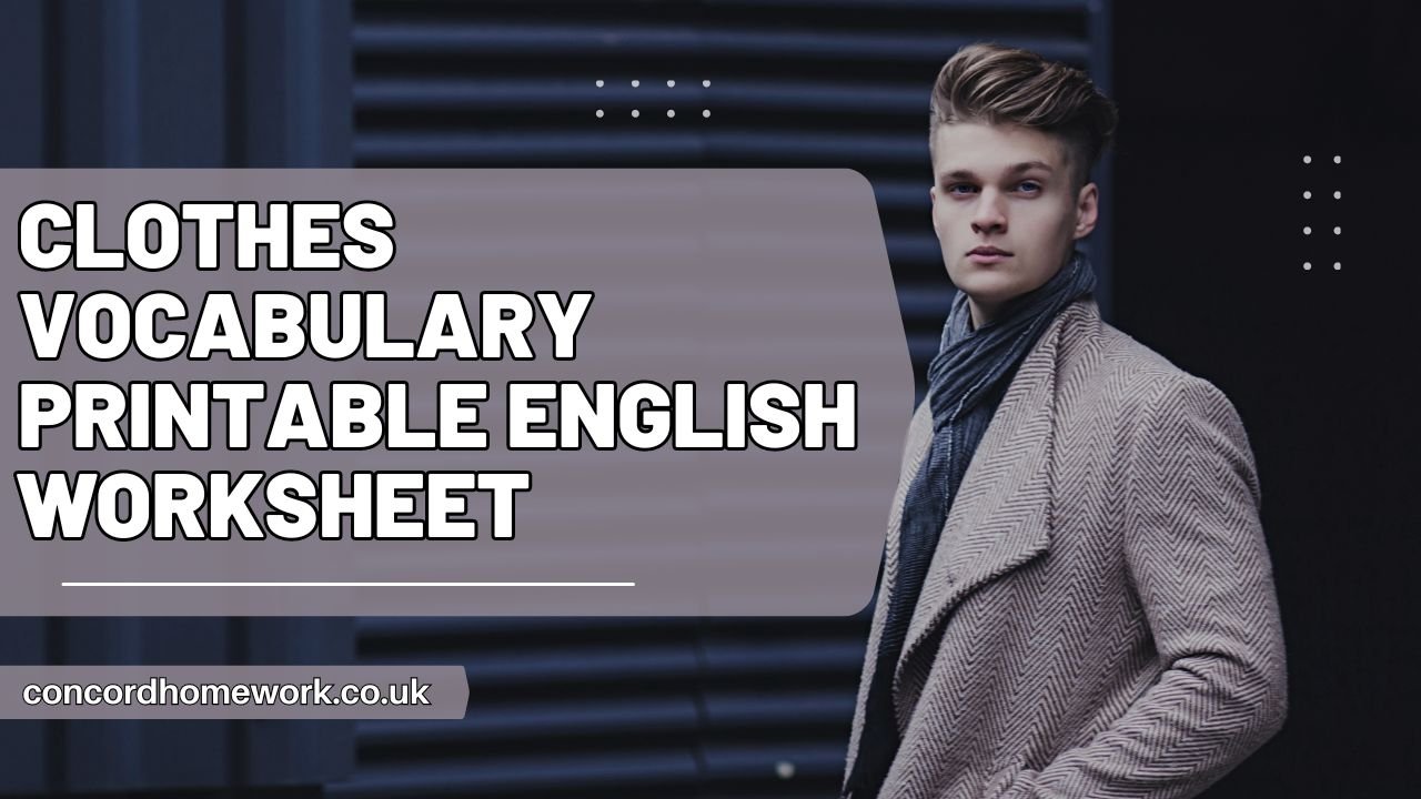 Clothes vocabulary printable English worksheet - High Quality English ...